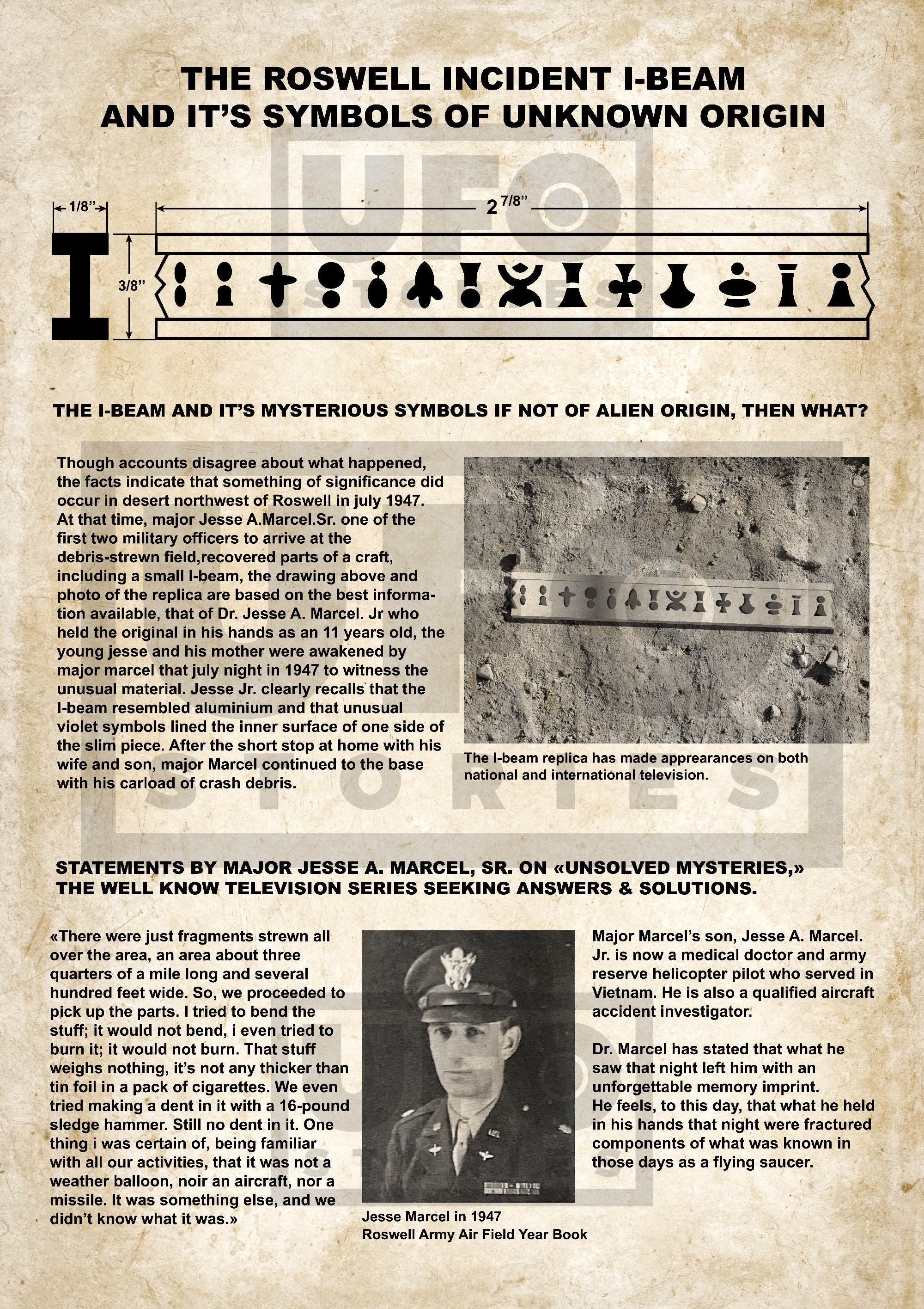 Set of 3 Vintage Posters to Print. Newspaper Articles on the Roswell ...