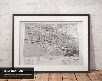 1950s Map of Los Angeles - Etsy