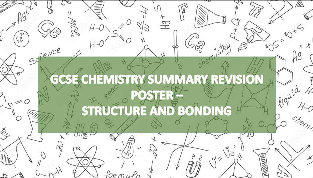 GCSE Chemistry Structure & Bonding Summary Notes - Etsy