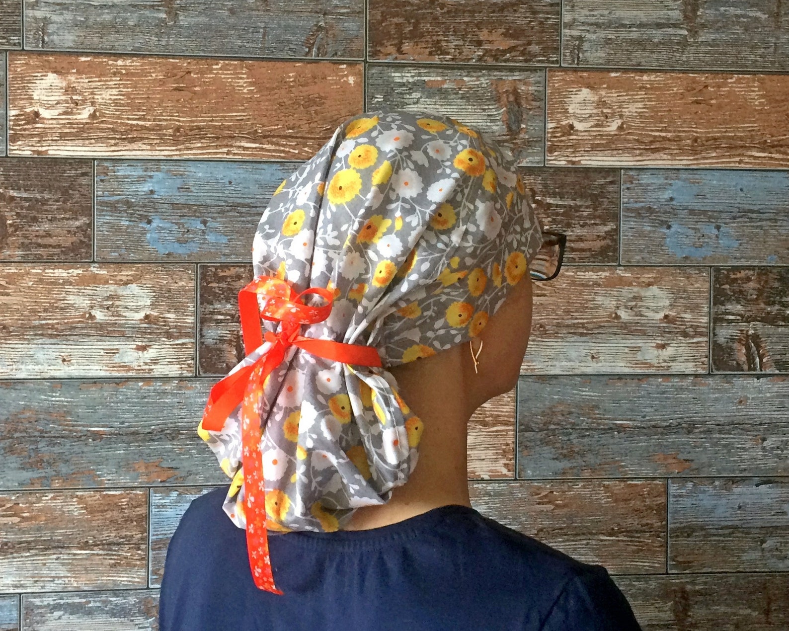 Ponytail SCRUB CAP Tutorial PDF, Scrub Hat No Elastic Sewing Tutorial ...