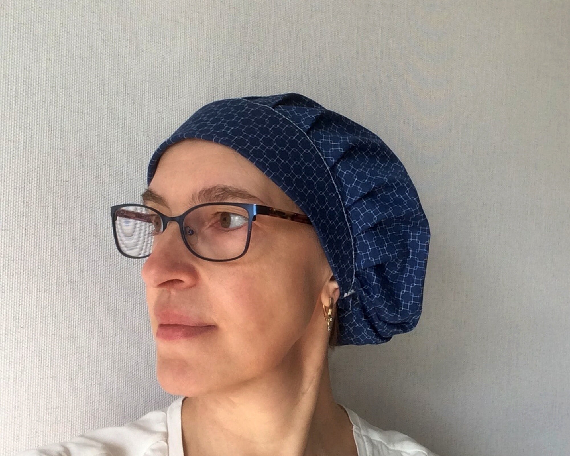 Bouffant SCRUB HAT Pattern and Tutorial PDF Scrub Cap Sewing ...