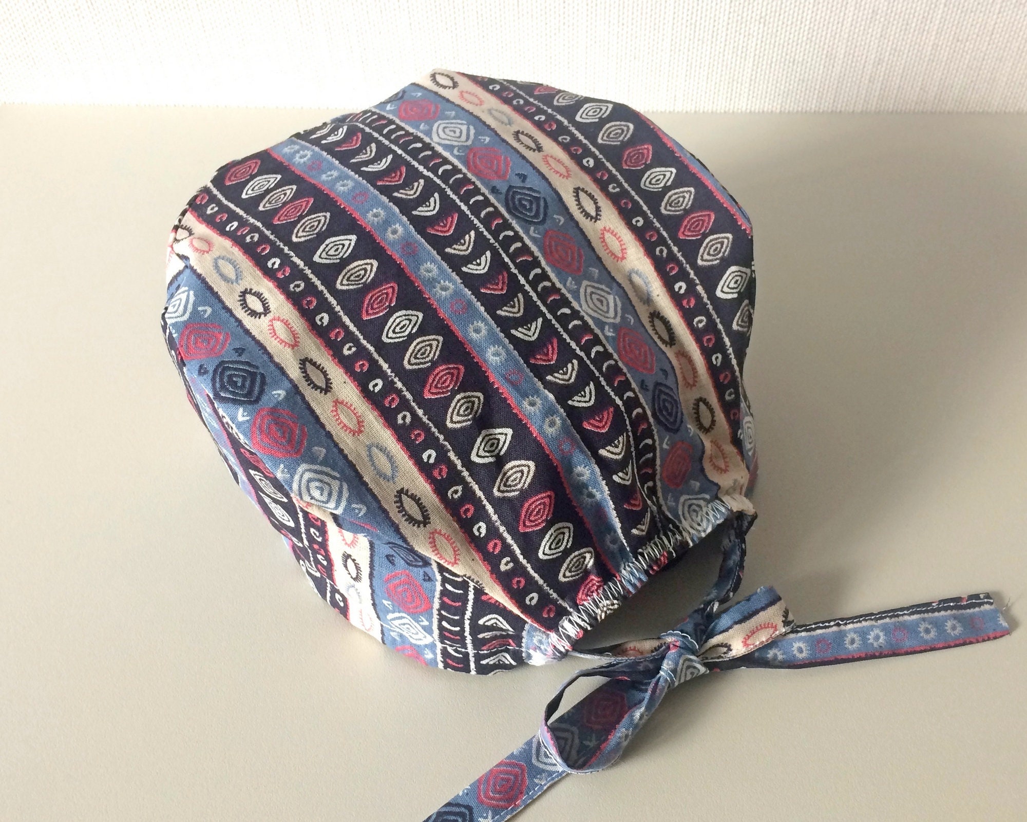 SCRUB HAT Pattern PDF, Surgical Cap With Ties, Instant Download, Step ...