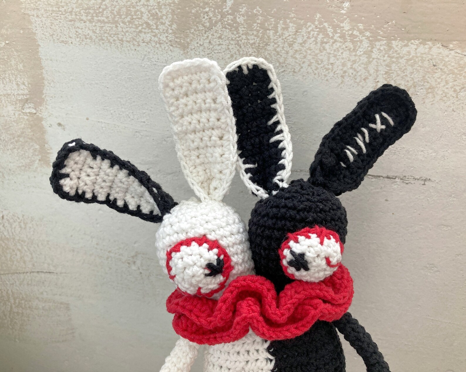 Two-headed Zombie Bunny, Crochet Halloween Toy, Scary Doll - Etsy