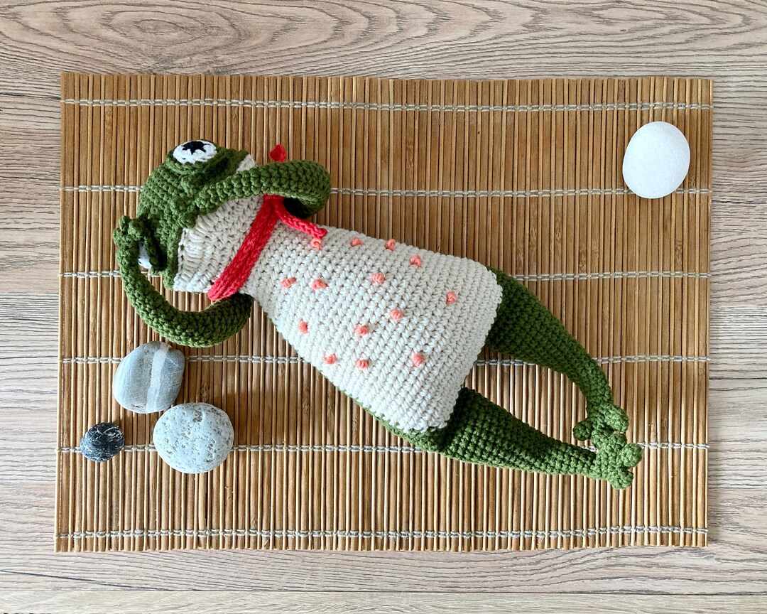 Crochet Frog With Movable Arms and Legs, Frog Doll, Crochet Toad Toy ...