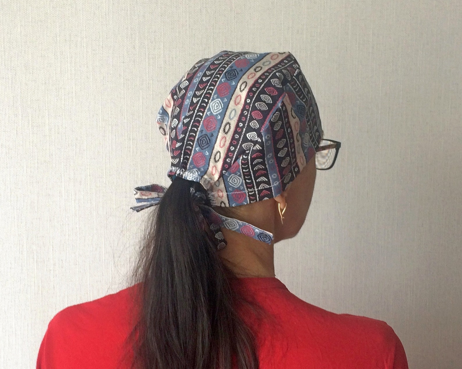 SCRUB HAT Pattern PDF, Surgical Cap With Ties, Instant Download, Step ...