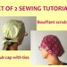 Bouffant SCRUB HAT Pattern and Tutorial PDF Scrub Cap Sewing ...