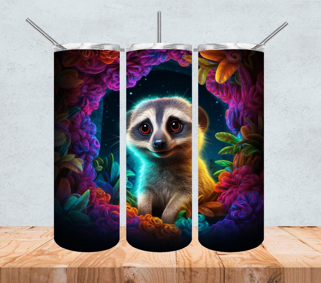 Meerkat Tumbler Sublimation Design Digital Download PNG Instant DIGITAL ...
