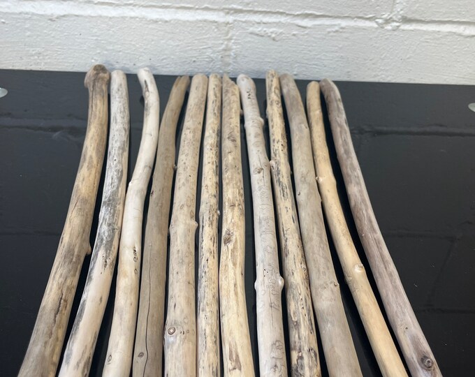Natural Driftwood Sticks 18 Long CUT TO SIZE Dowel for Macramé ...