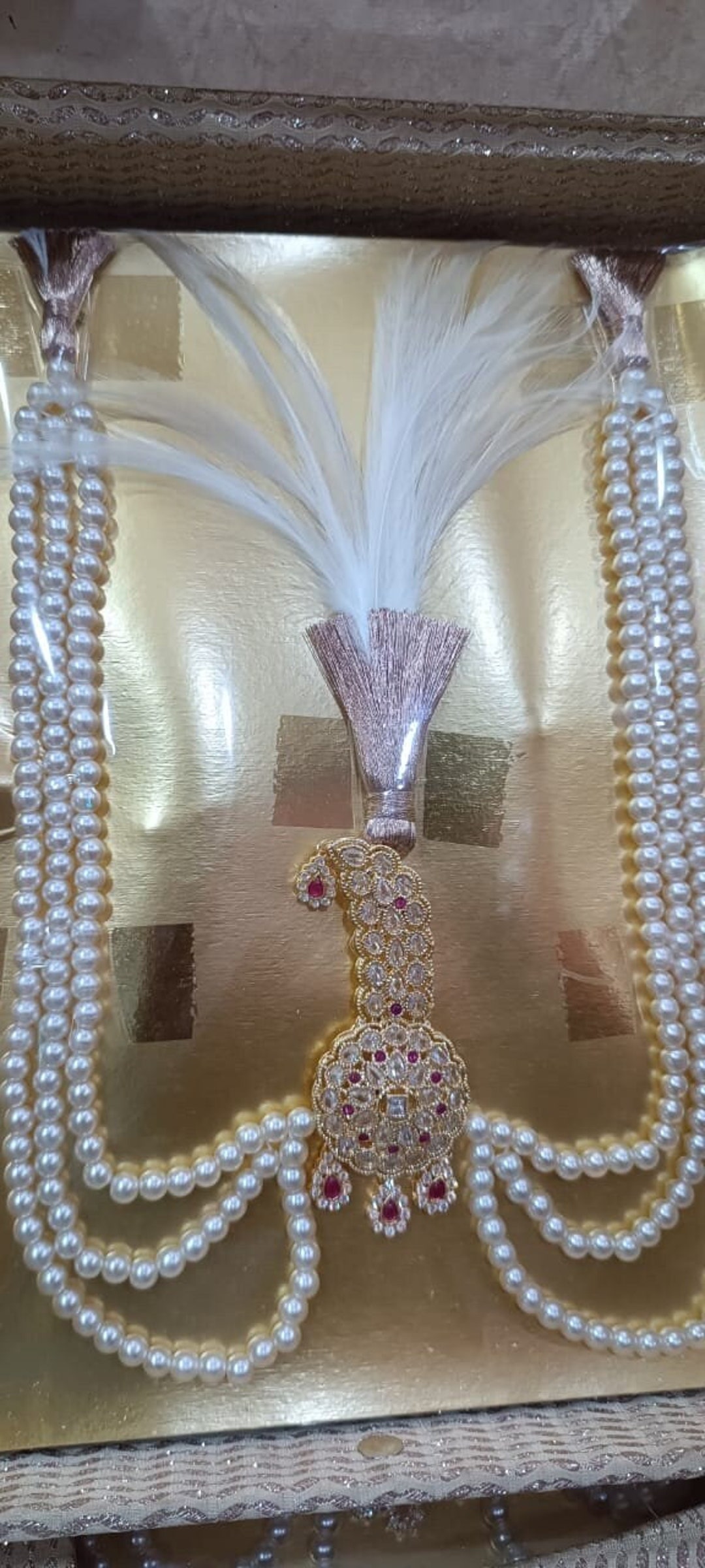 Indian Wedding Accessories Kalangi/kalgi for Men's Safa/groom Turban in ...