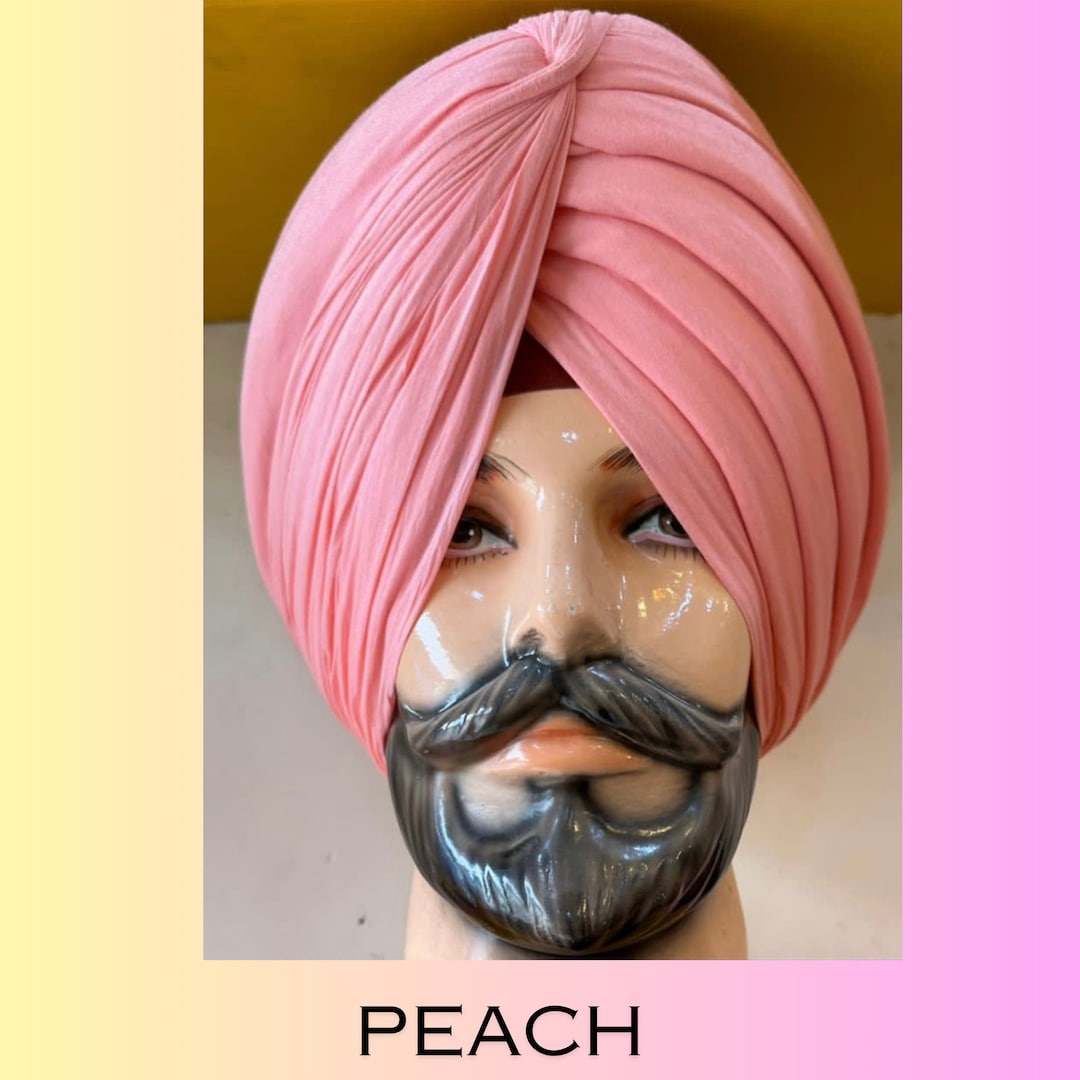 Sikh Turban Fabric Pastel Colour Shadesfull Voile and Rubiamedium/half ...