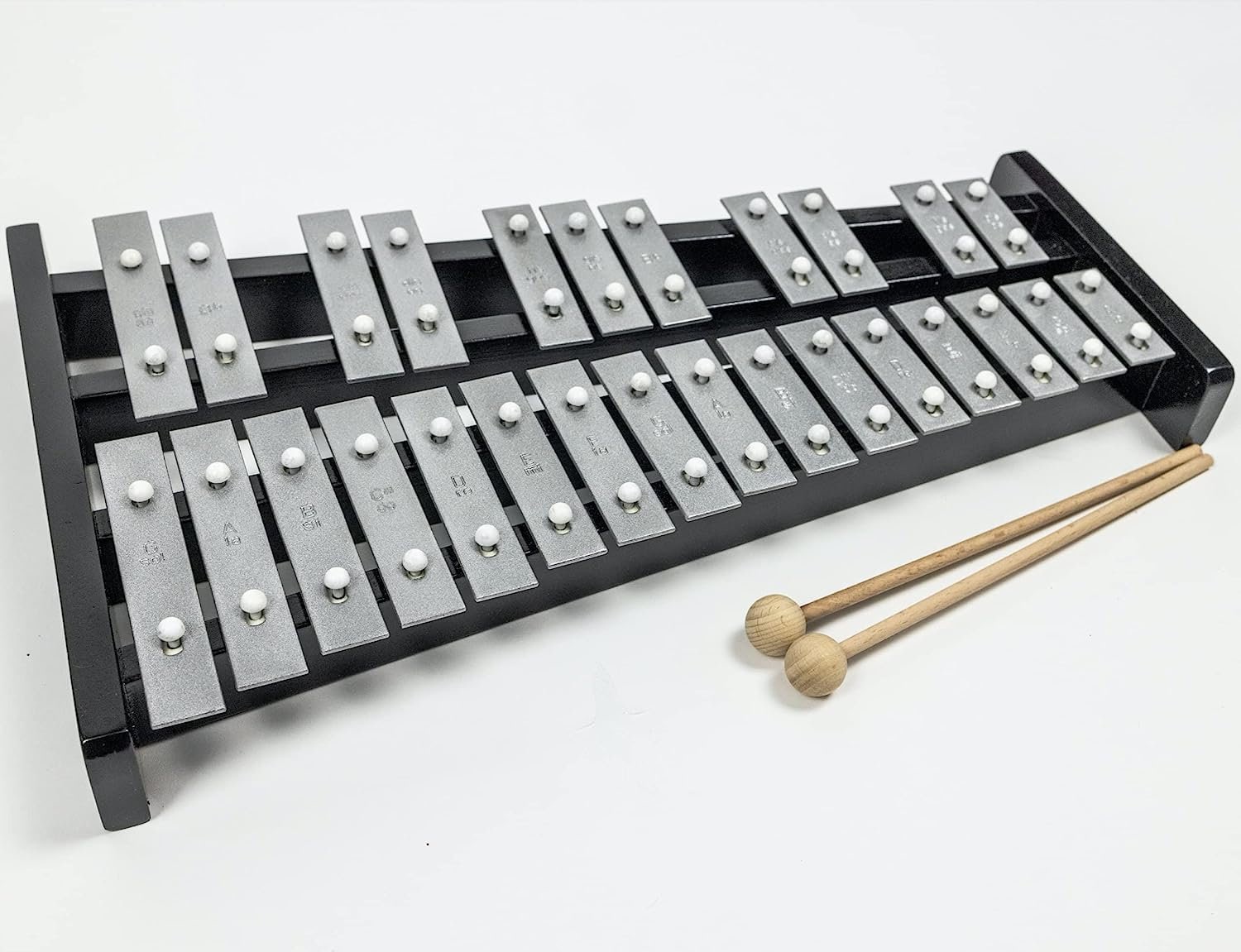 Professional Wooden Soprano Full Size Glockenspiel Xylophone With 27 ...