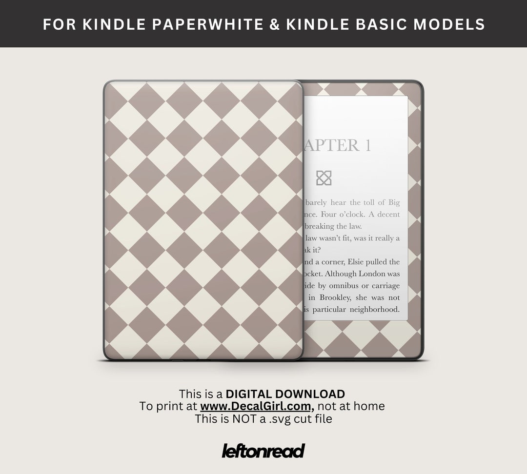 Kindle Paperwhite Skins Decal DIGITAL DOWNLOAD to Print at - Etsy