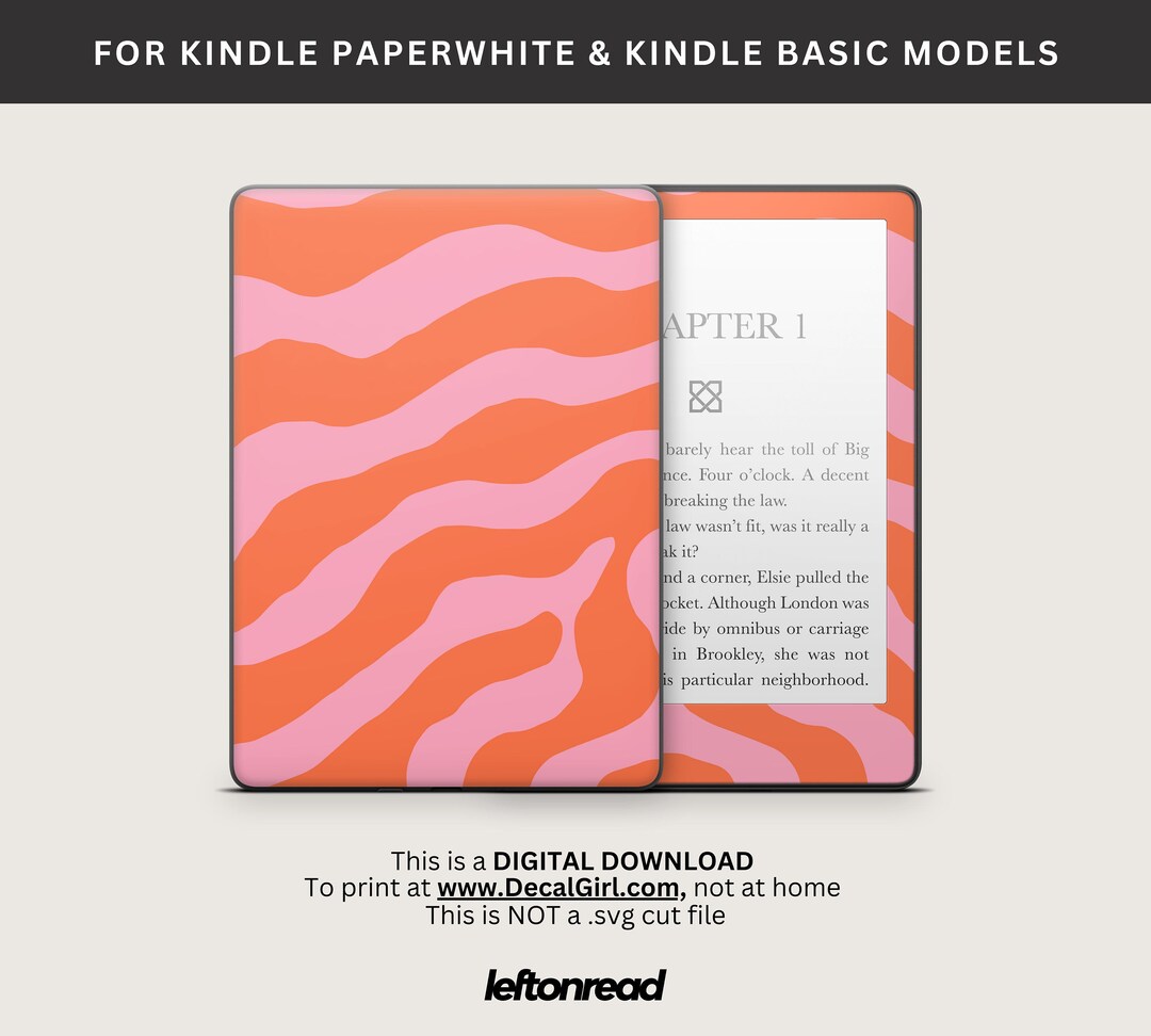 Kindle Paperwhite Skins Decal DIGITAL DOWNLOAD to Print at - Etsy