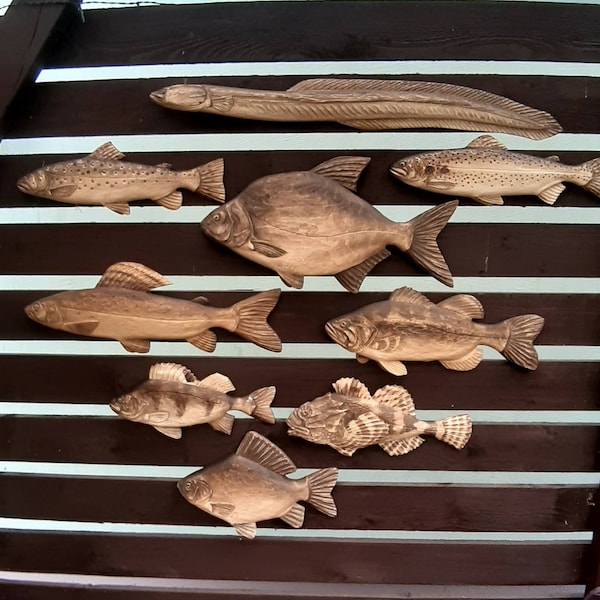 Fish Carving - Etsy
