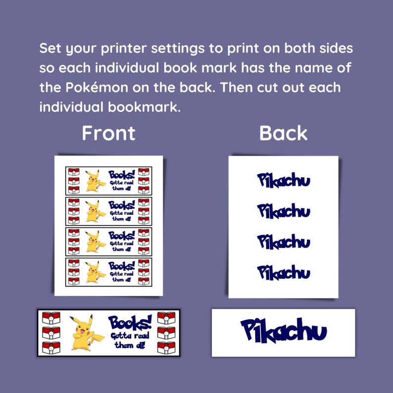 Pokemon Printable Bookmarks Featuring Pikachu, Charizard, Mewtwo, and ...