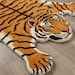 Animal Shaped Wool Rug Tiger Design – Handmade Tufted Carpet for Kids ...