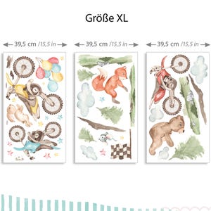 Motorcycle Wall Sticker Set, Children's Room Wall Decal, Dirt Bike ...