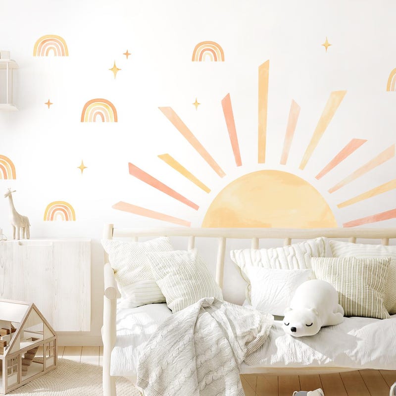 Rainbow Wall Sticker - Etsy
