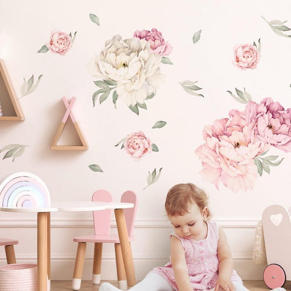 Wall Stickers Flowers - Etsy