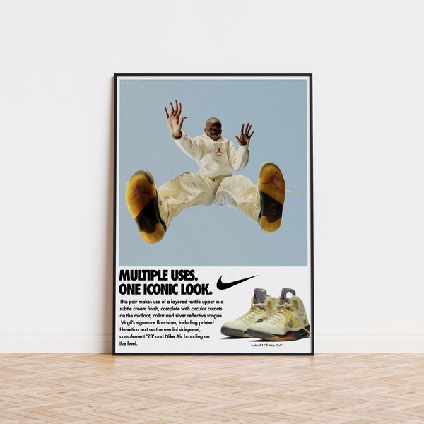 Nike off White Poster - Etsy