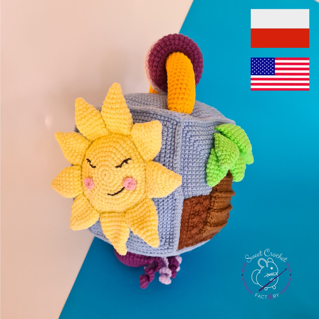 Activity Cube Sensory Cube Crochet Pattern - Etsy