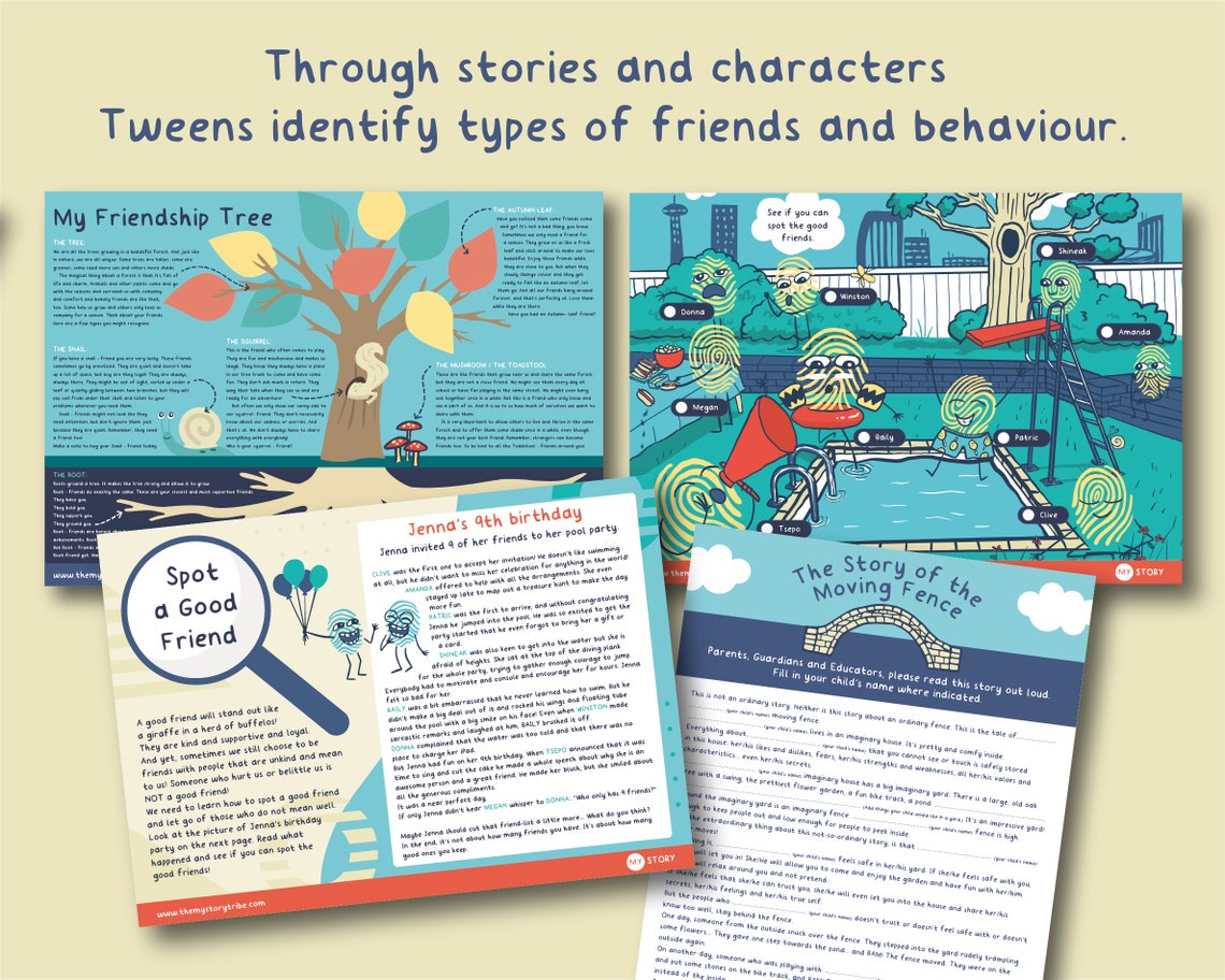 Help Kids Manage Healthy Relationships. Printables | Friendship ...