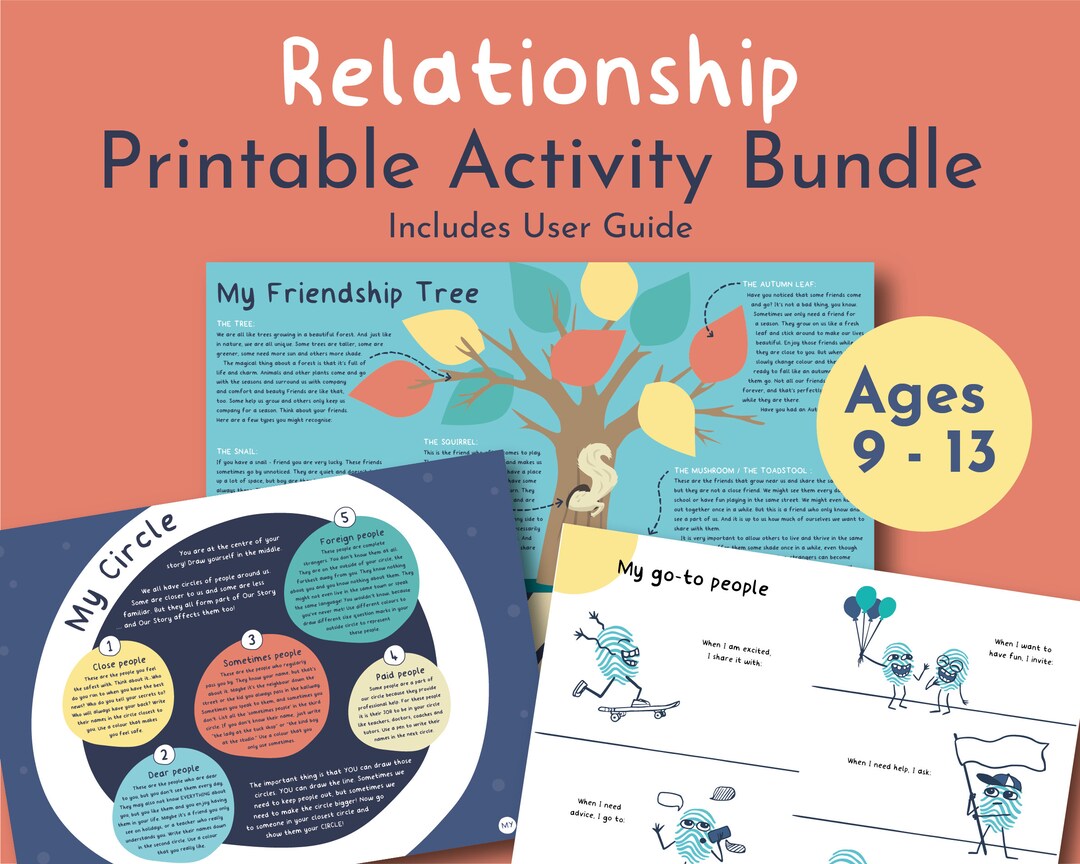 Help Kids Manage Healthy Relationships. Printables | Friendship ...