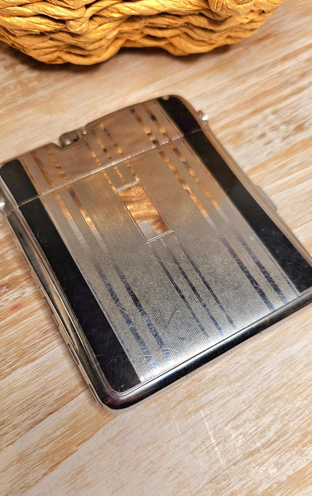 Vintage Ronson Ten-a-case Art-deco Cigarette Case With Non-working ...