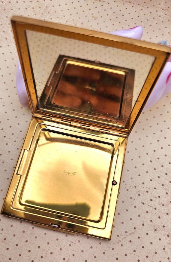 Vintage Henriette Military British Compact - Gem