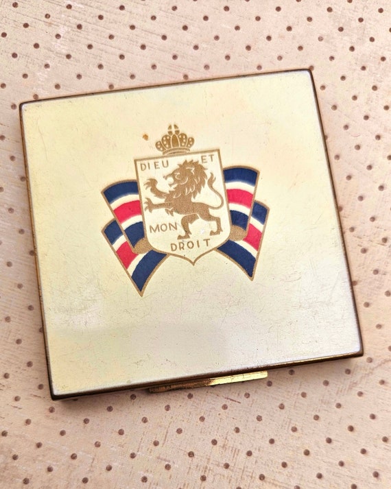 Vintage Henriette Military British Compact - Gem