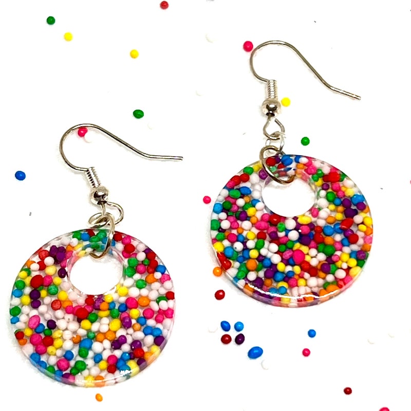 Handmade Earrings Sprinkles - Etsy