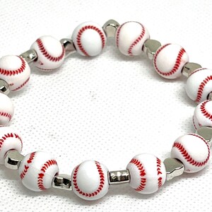Texas Rangers Baseball and Independence Day Bead Bracelets - Etsy