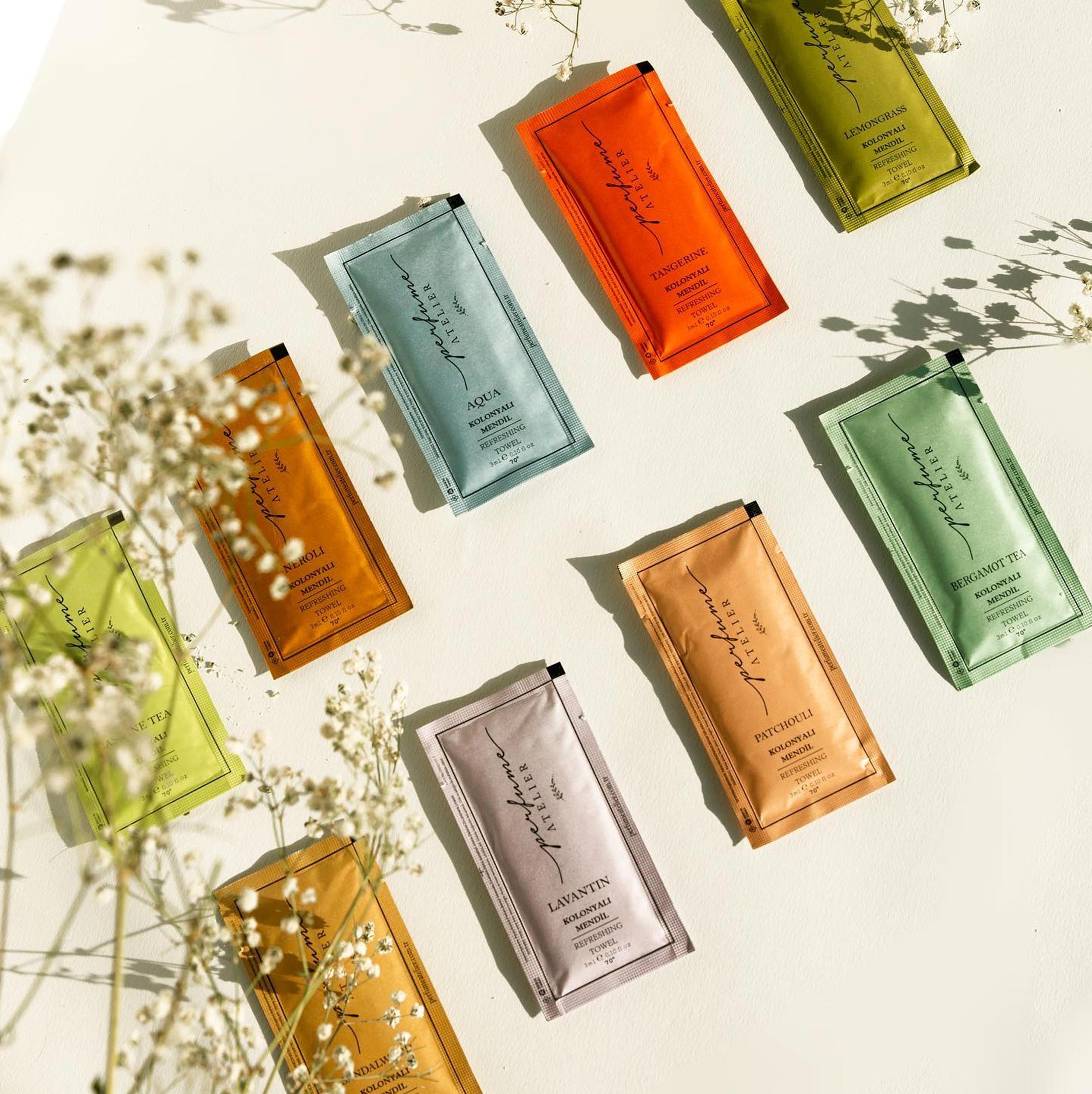 Perfumed Refreshing Towel, Wet Wipes, Hand Wipes, Scented Wipes, Nine ...