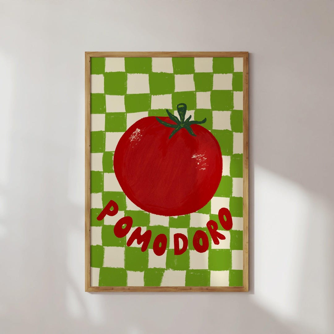 Poster Pomodoro / Art Print / Tomato - Etsy
