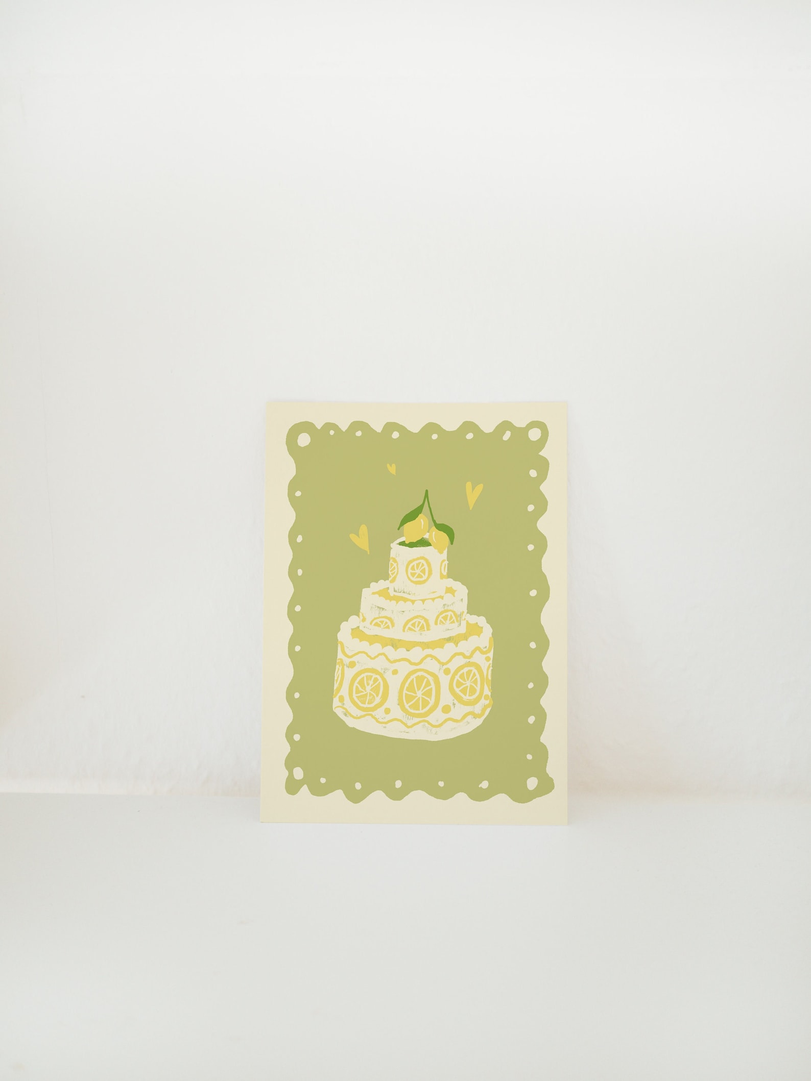 Postcard Lemon Cake Italy - Etsy