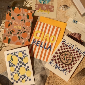 Large Postcard Set Italy Personalizable for Weddings Celebrations ...