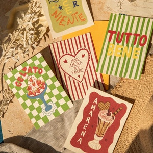 Large Postcard Set Italy Personalizable for Weddings Celebrations ...