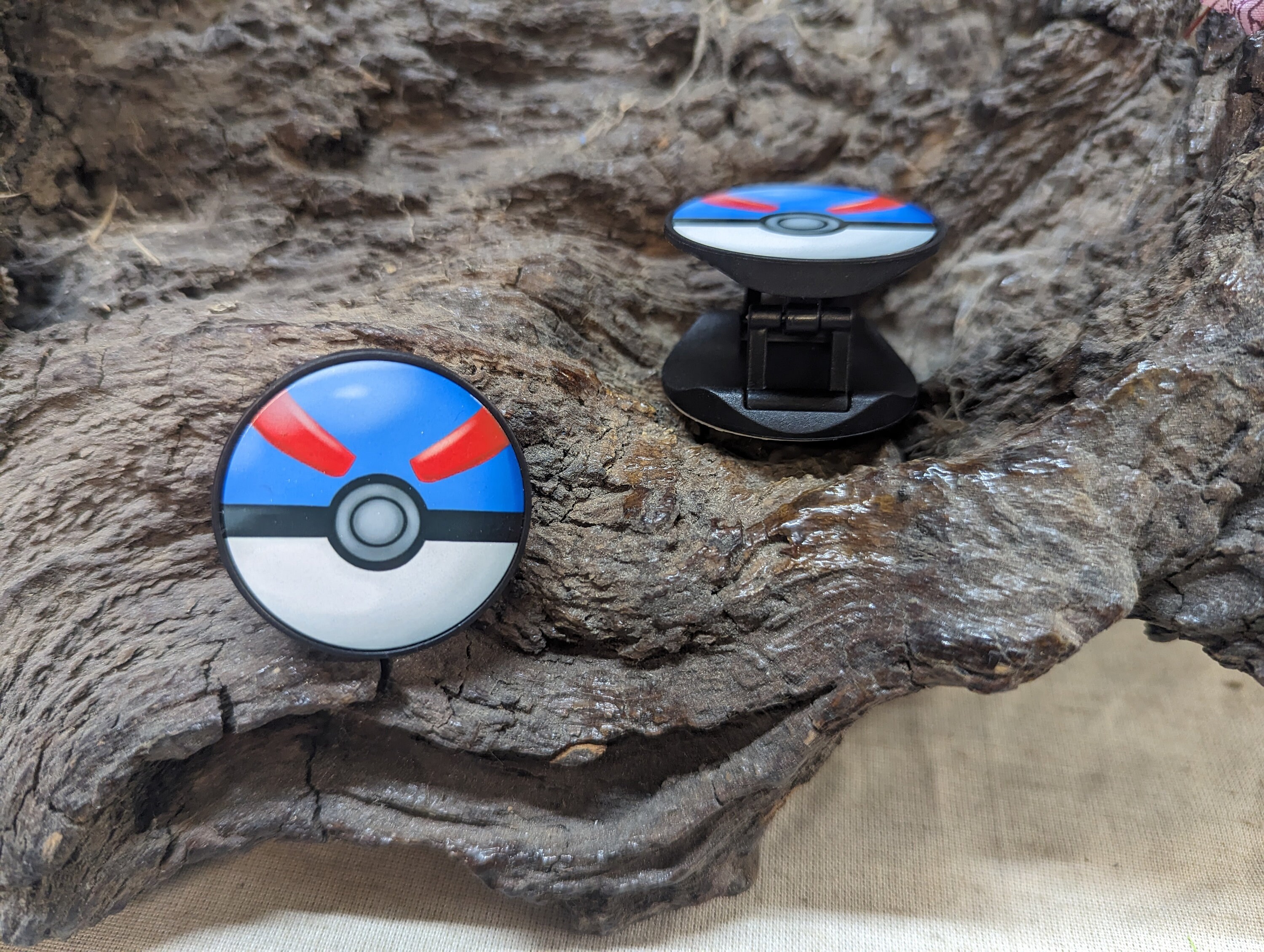 Phone/tablet Grip Pokeball Designs - Etsy UK