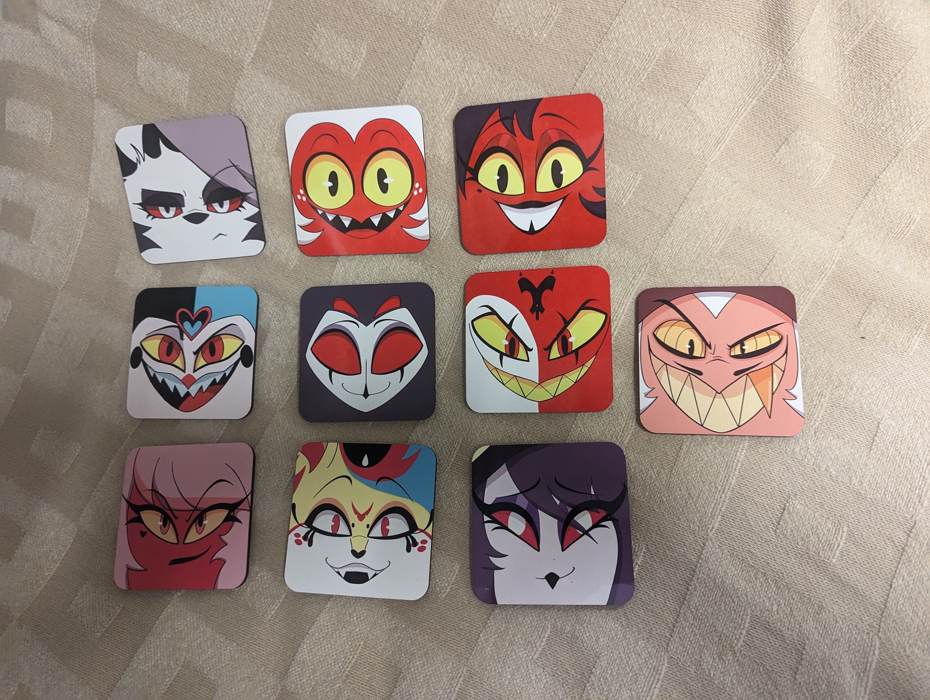 Helluva Boss Coasters - Etsy