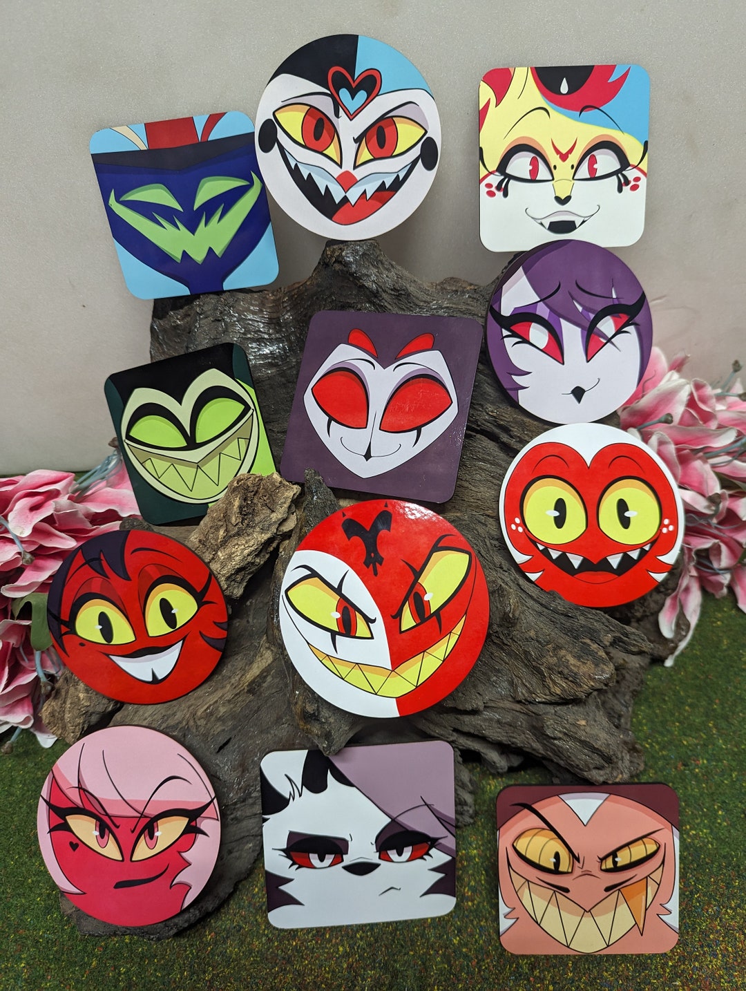 Helluva Boss Coasters - Etsy