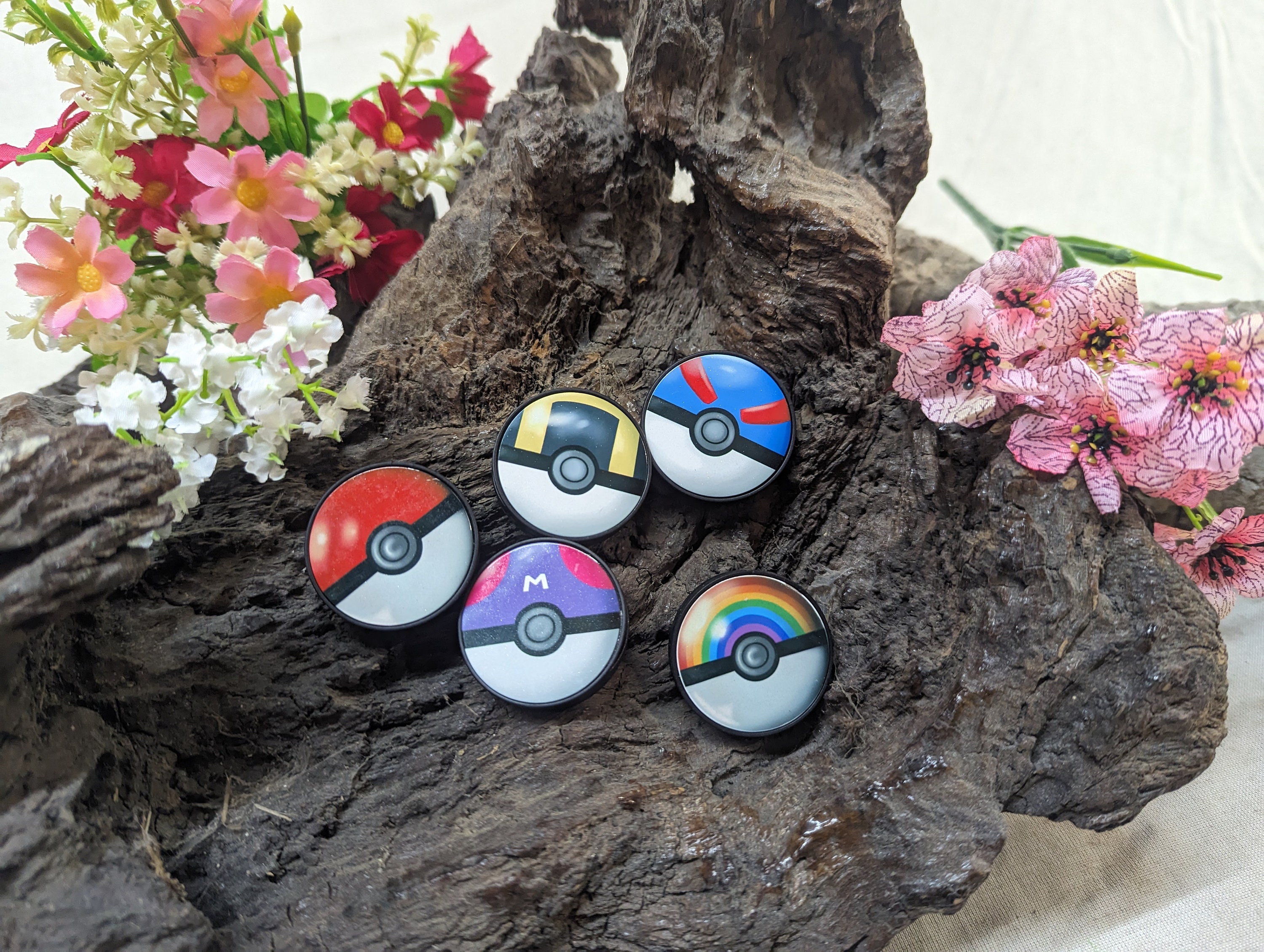 Phone/tablet Grip Pokeball Designs - Etsy UK