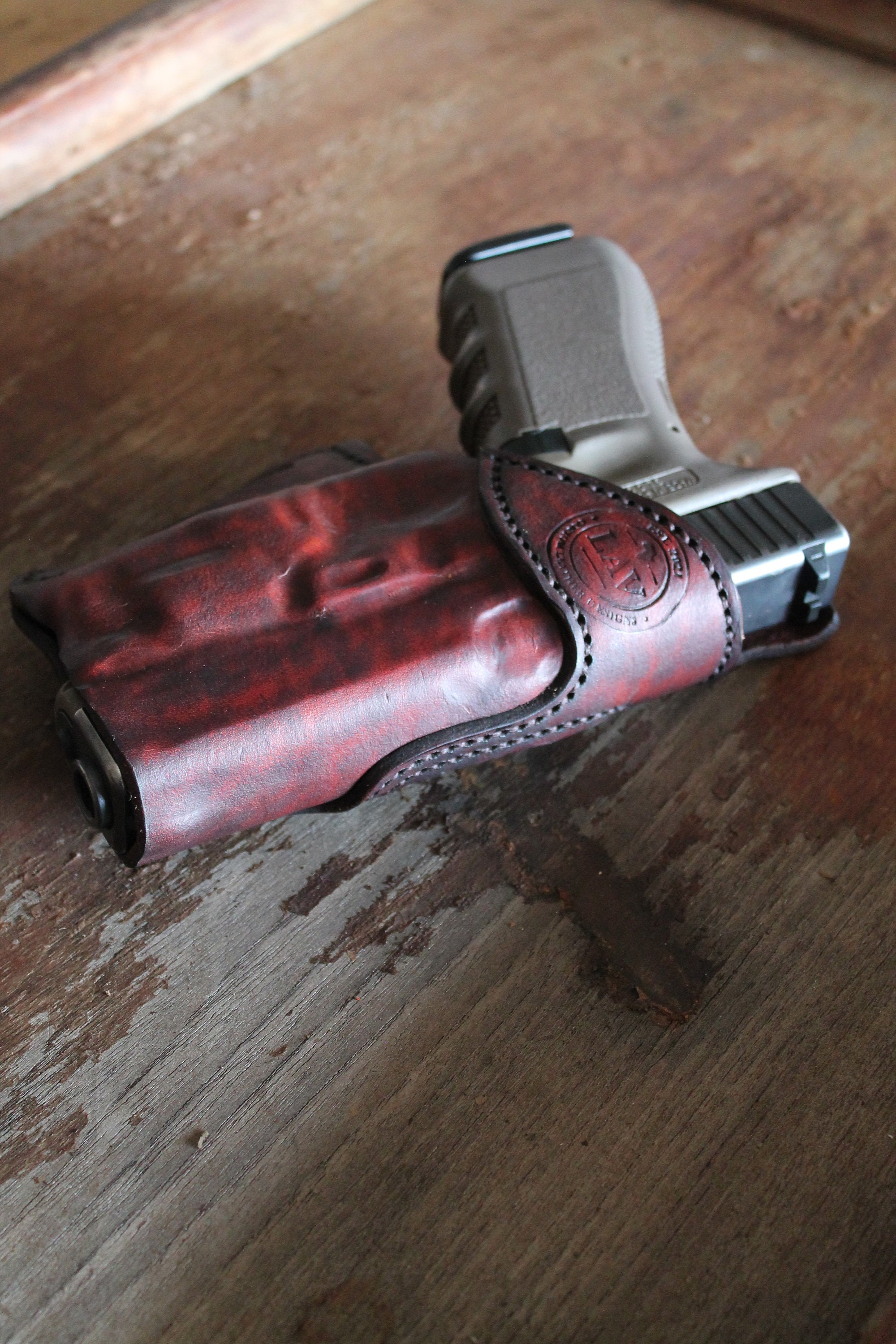 PDF Template Glock 17/20/21/22/31/37 With Torch Bikini Holster Pattern ...