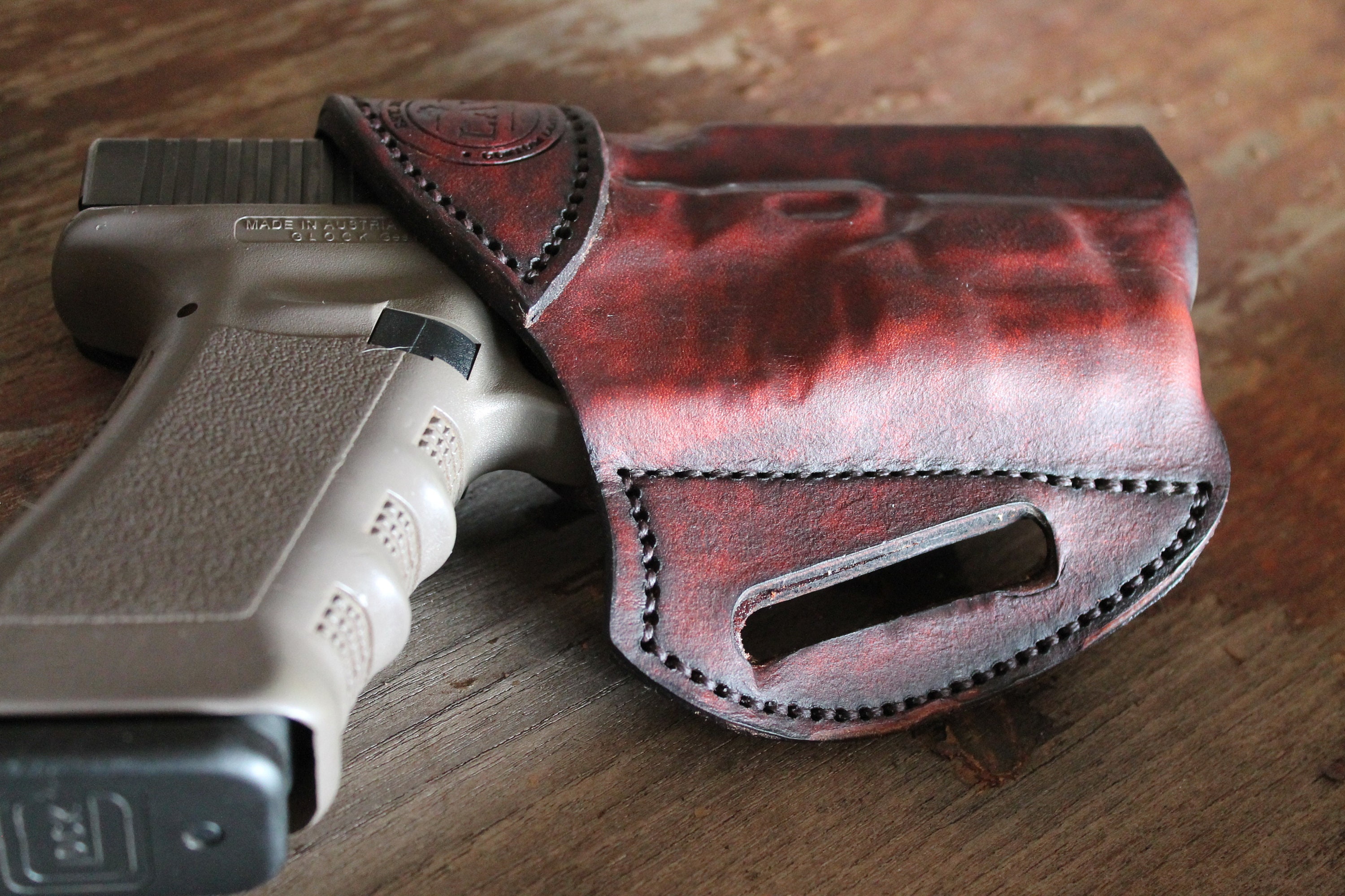 PDF Template Glock 17/20/21/22/31/37 With Torch Bikini Holster Pattern ...