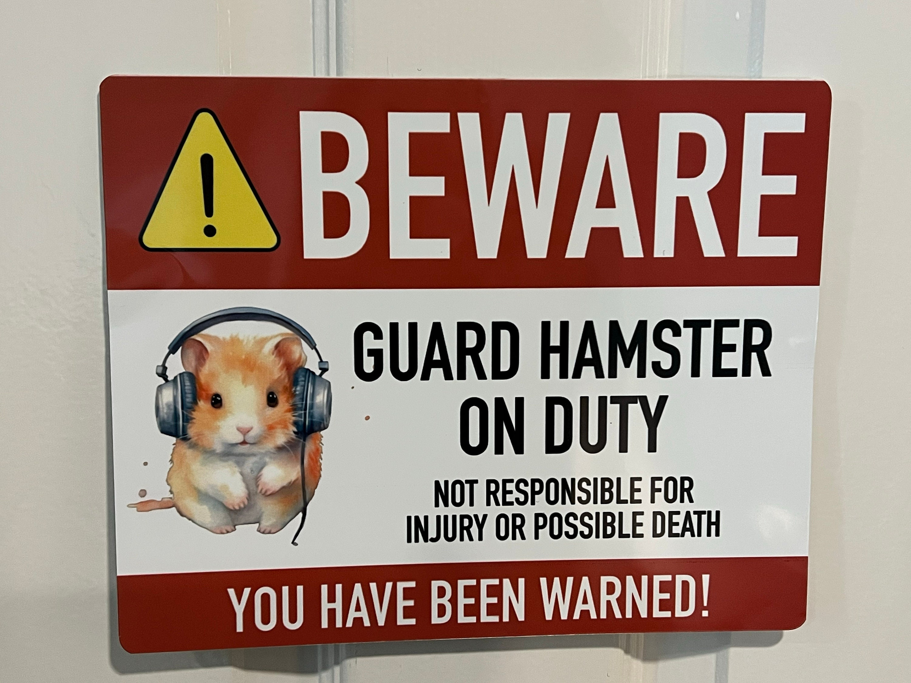 Hamster Door Sign - Etsy