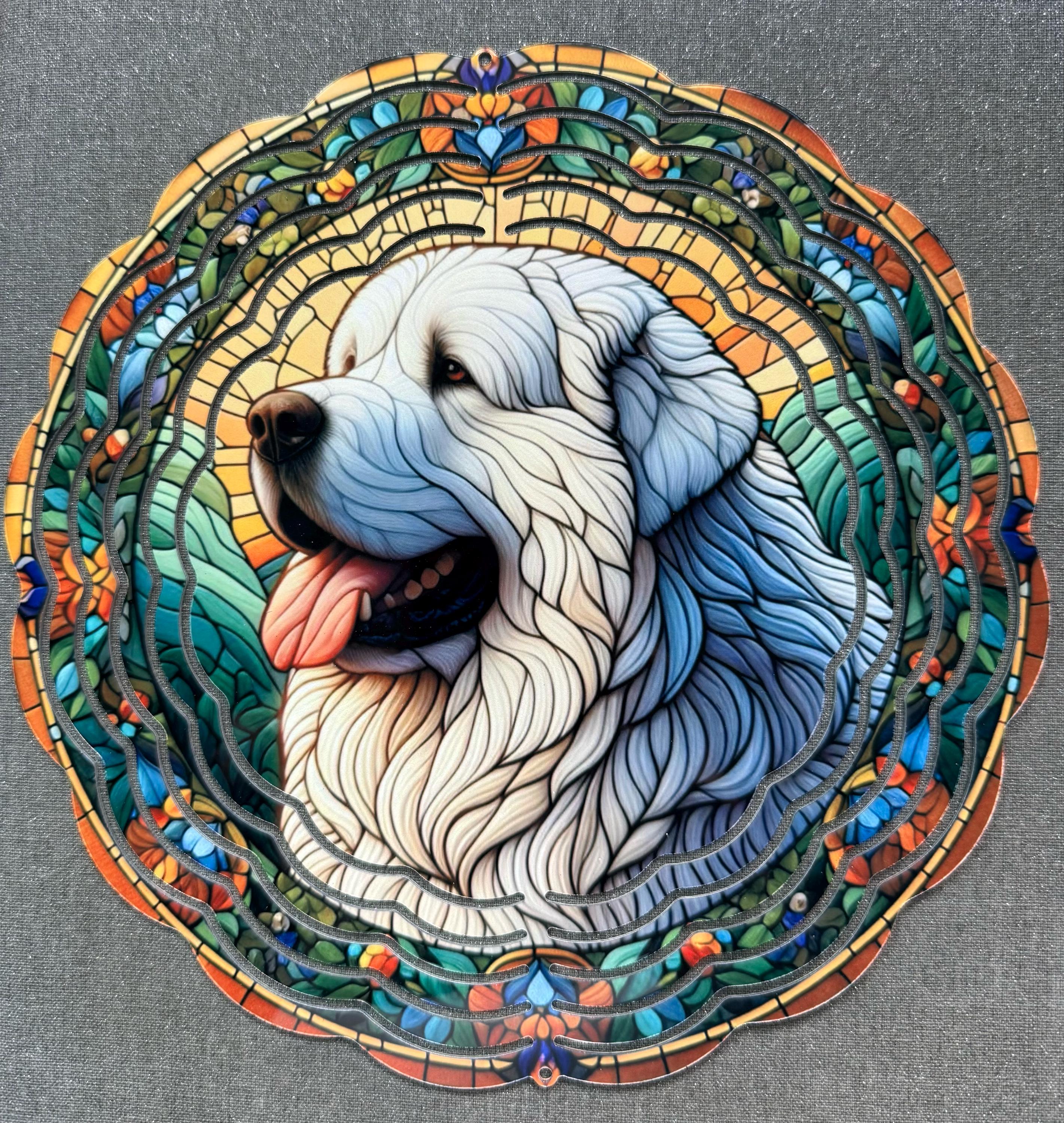 8" GREAT PYRENEES WINDSPINNER - Etsy