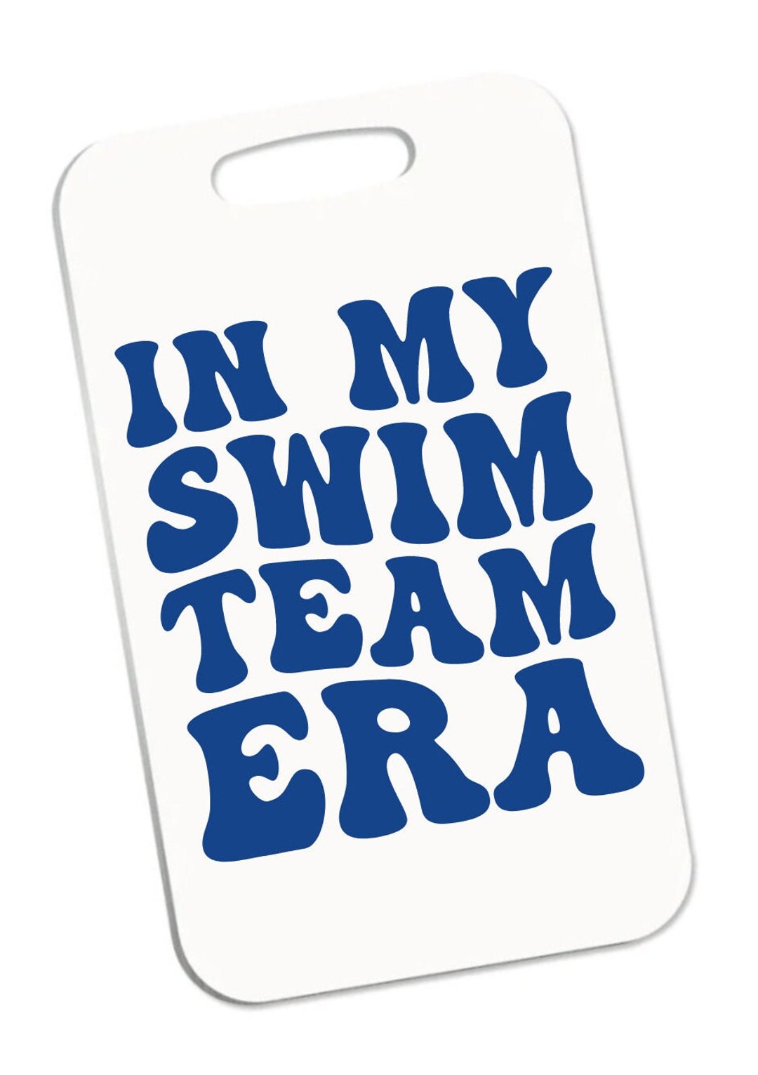 PERSONALIZED SWIM Bag TAG. in My Swim Team Era. - Etsy
