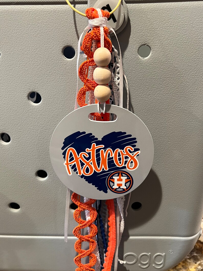 Personalized Houston Astros Bag Tag: Sports Backpack Charm - Etsy