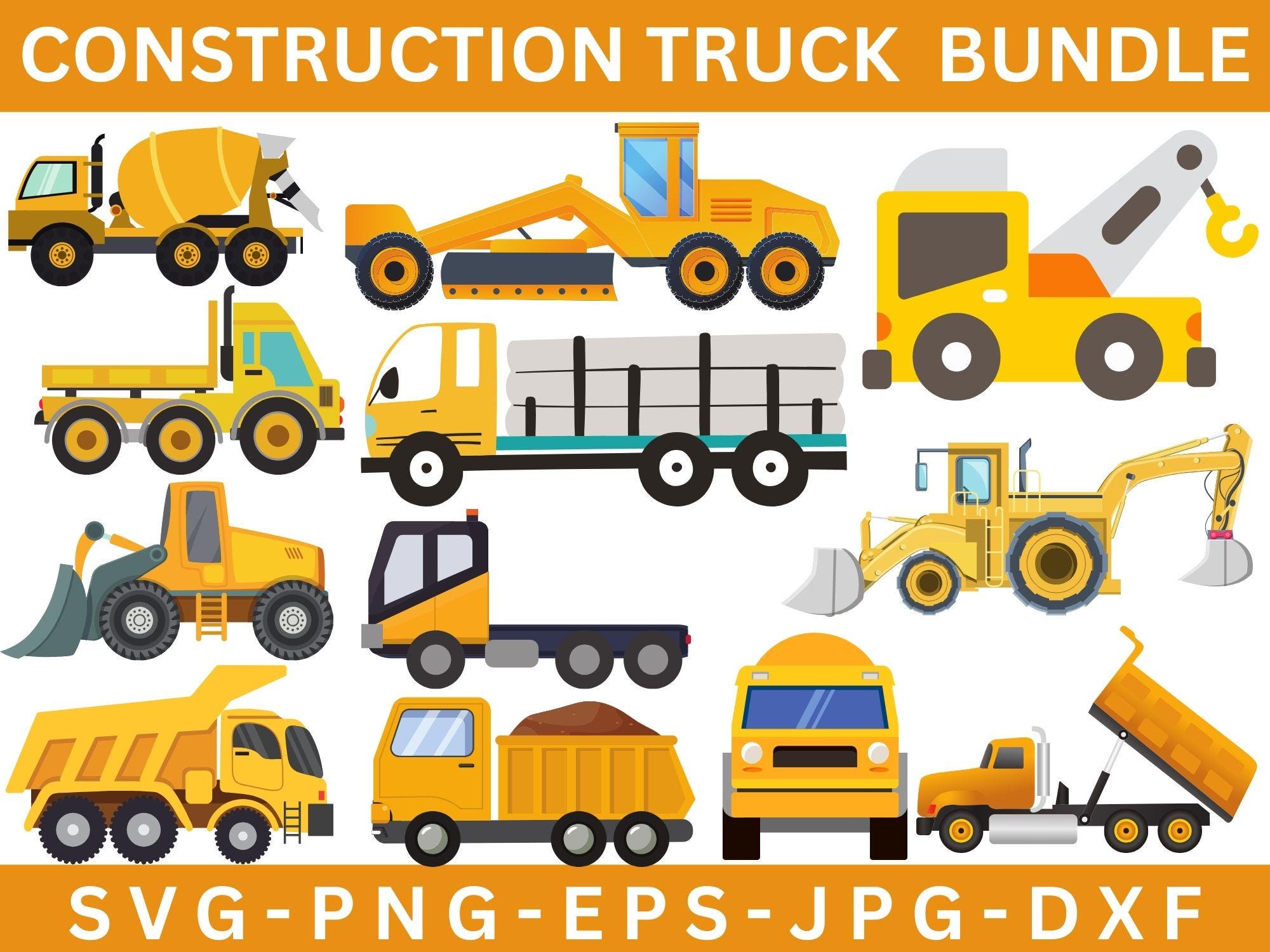 Construction Svg,trucks Svg Files,dump Truck Svg,construction Clipart ...