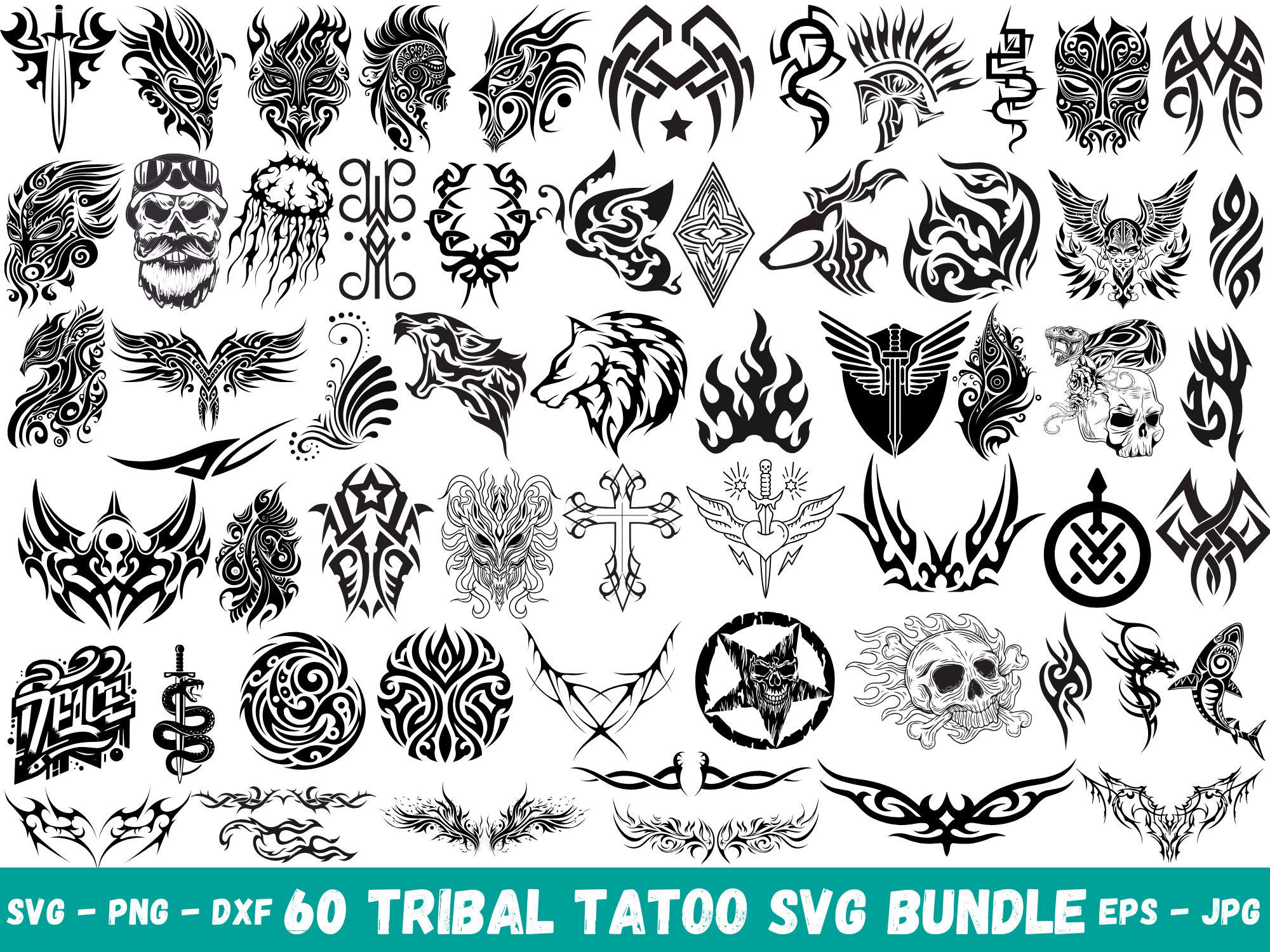 Tribal Tattoo,svg Tribal,png Instant Digital Downloads,tribal Vector ...