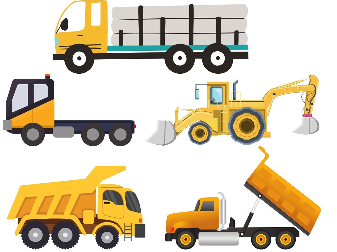 Construction Svg,trucks Svg Files,dump Truck Svg,construction Clipart ...